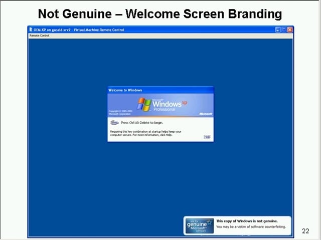Windows Genuine Advantage Brief from April 2006 | WindowsObserver.com