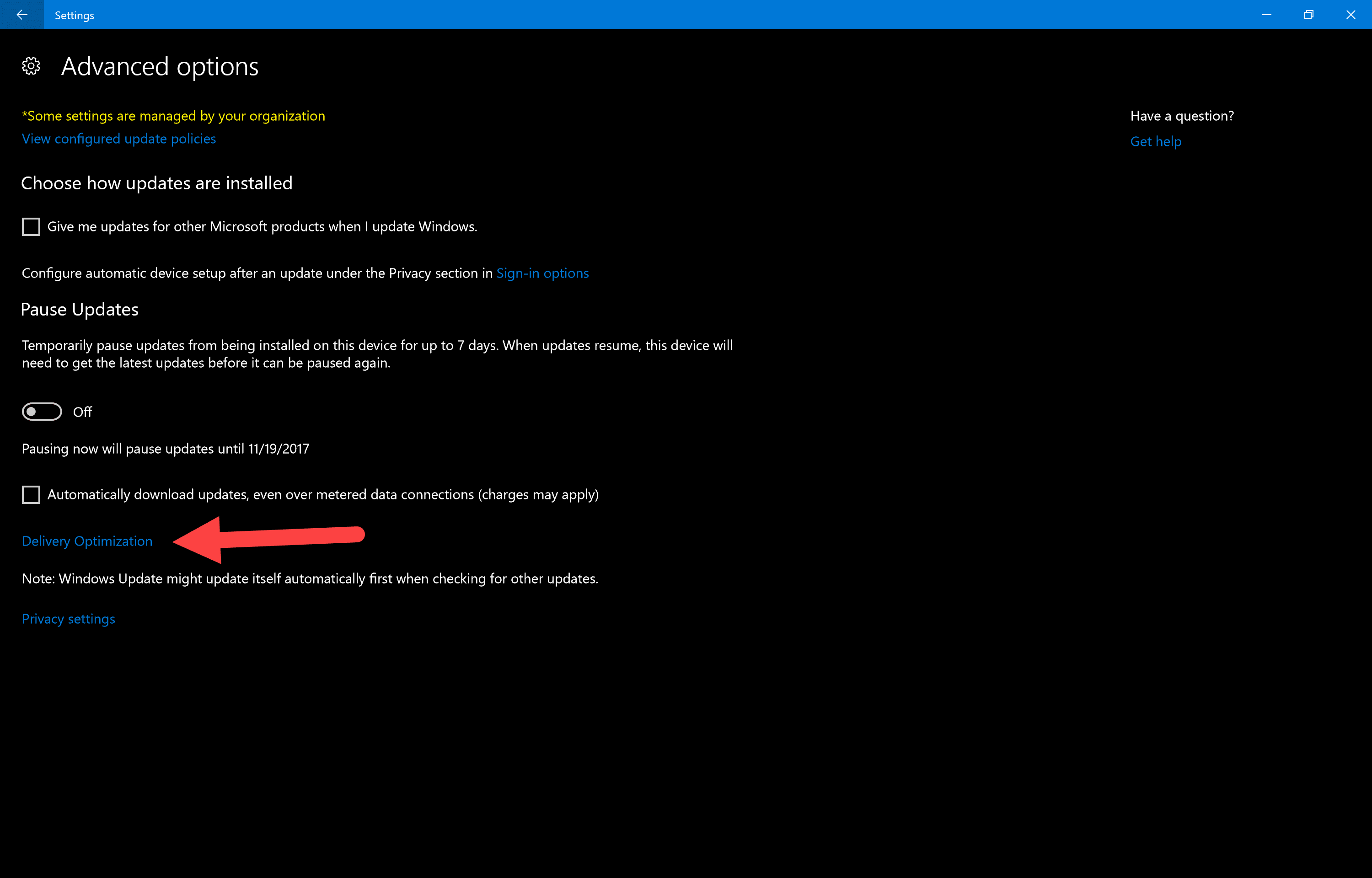Dosvc delivery optimization cant stop - gaswbrothers