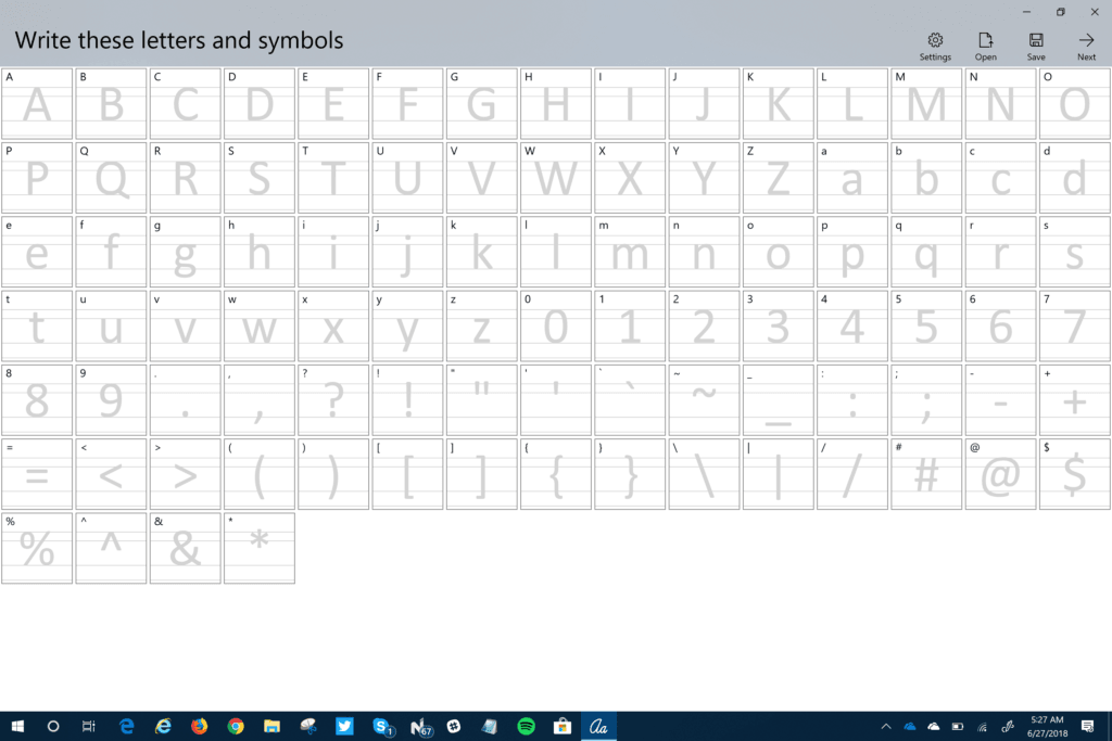 Create A Personalized Handwriting Font with Microsoft Font Maker App ...
