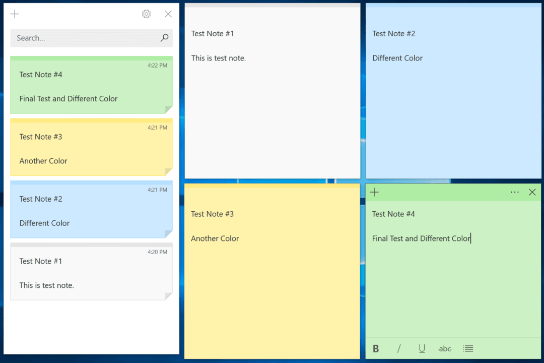 Hands On: Sticky Notes Version 3.0 for Windows 10 | WindowsObserver.com
