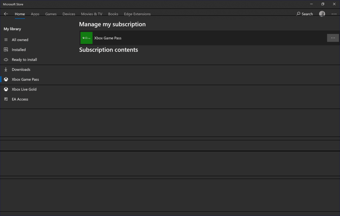 Game Subscriptions Access Coming to Microsoft Store on Windows 10 ...