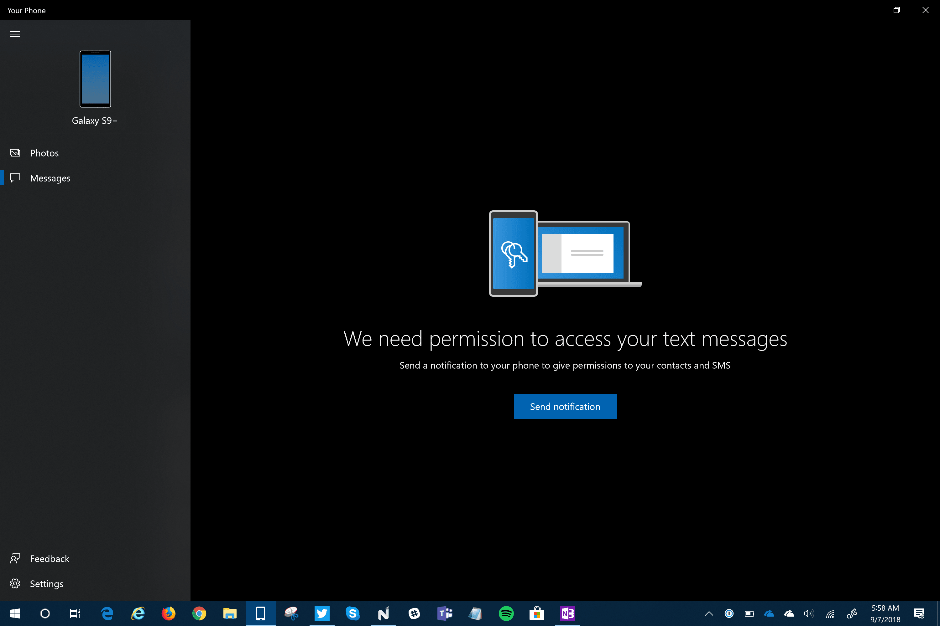 Your Phone Update Provides SMS Messaging Support | WindowsObserver.com