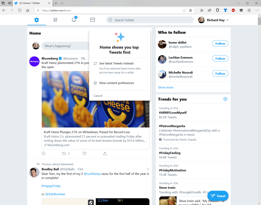 Windows 10 Twitter App Adds Latest Tweets Option for Timeline ...