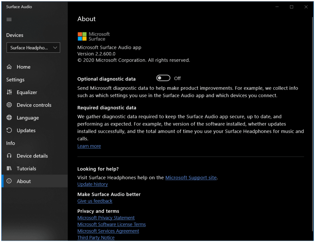 Hands On: Surface Audio App for Windows 10 | WindowsObserver.com