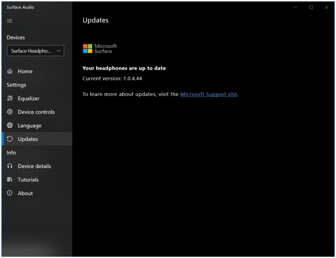 Hands On: Surface Audio App for Windows 10 | WindowsObserver.com