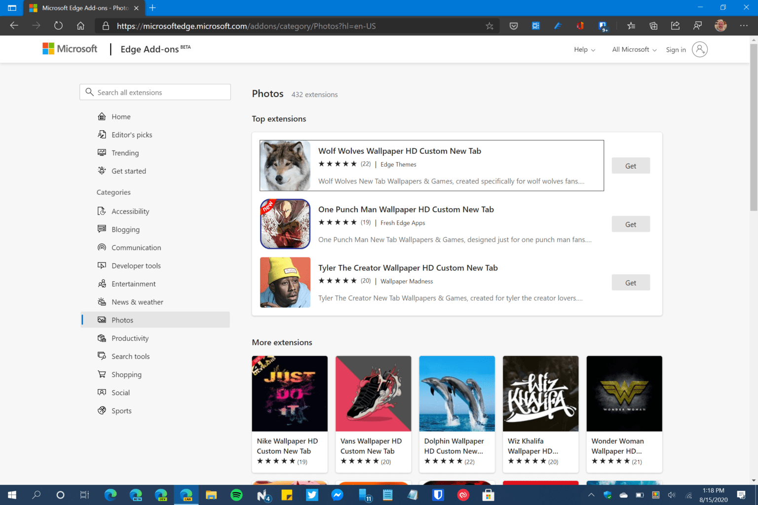 Hands On: Microsoft Edge Add-ons Site | WindowsObserver.com