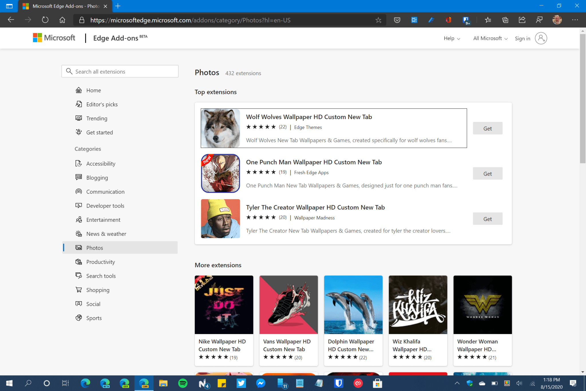 Hands On: Microsoft Edge Add-ons Site | WindowsObserver.com