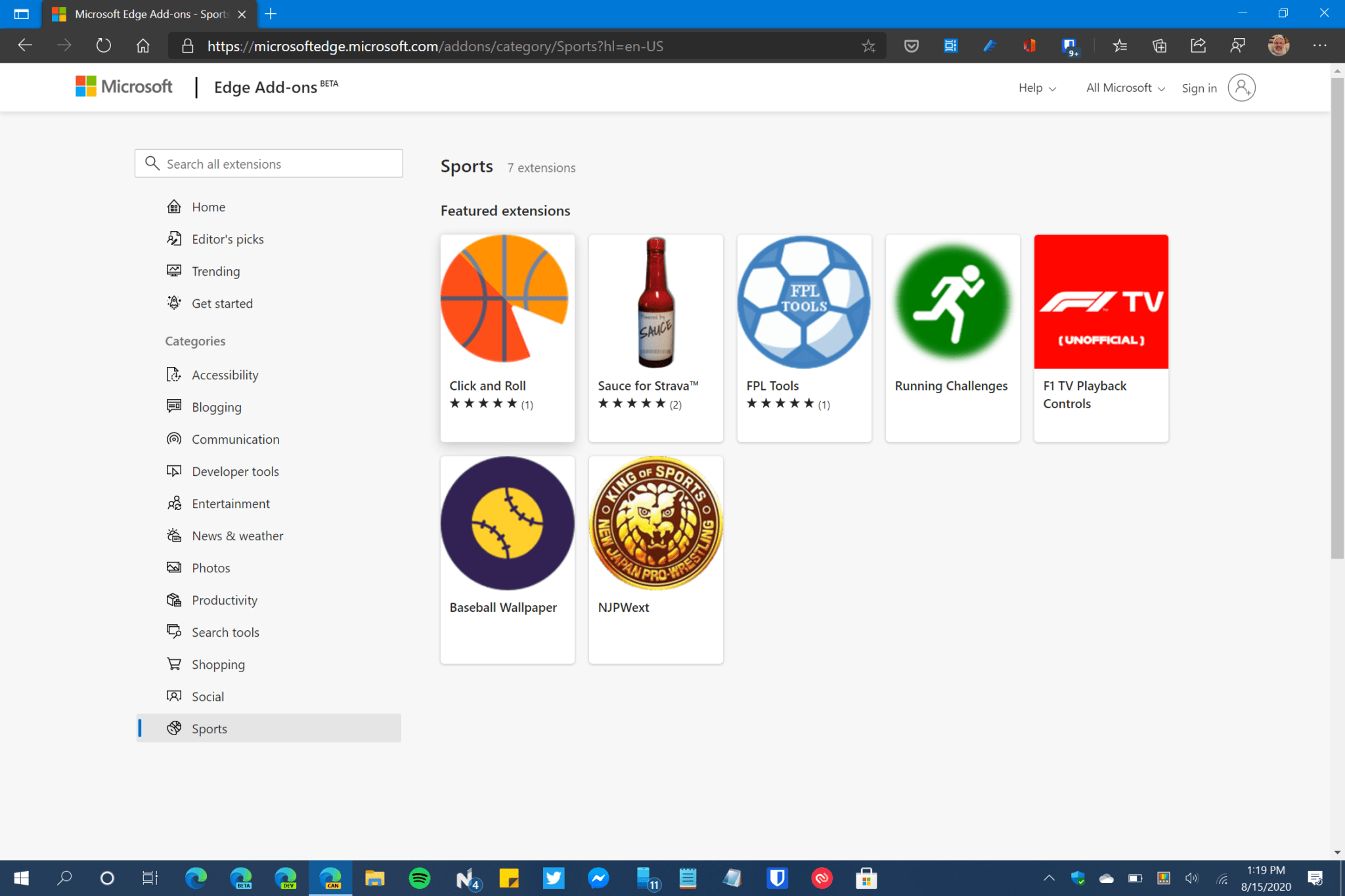 Hands On: Microsoft Edge Add-ons Site | WindowsObserver.com